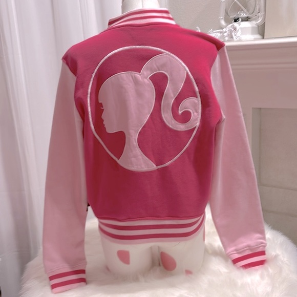 Barbie | Jackets & Coats | Barbie Varsity Jacket New With Tag Excellent ...